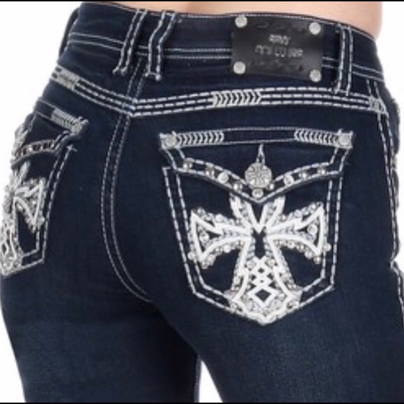 Sexy Couture | Jeans | Ladies Bling Pocket Boot Cut Denim Blue Jeans 37 ...